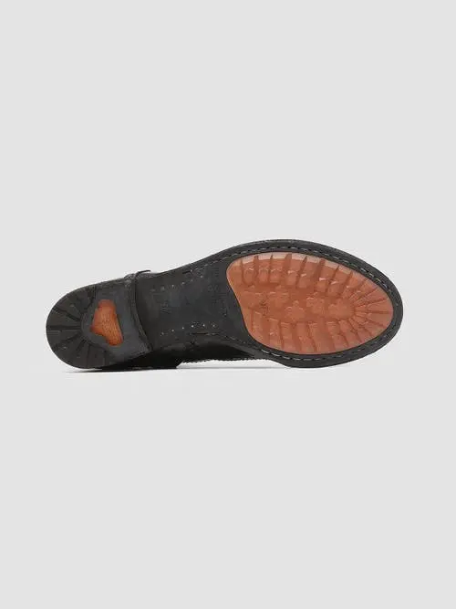 Officine Creative Lexikon 131 Leather Brogue Ankle Boots - Black