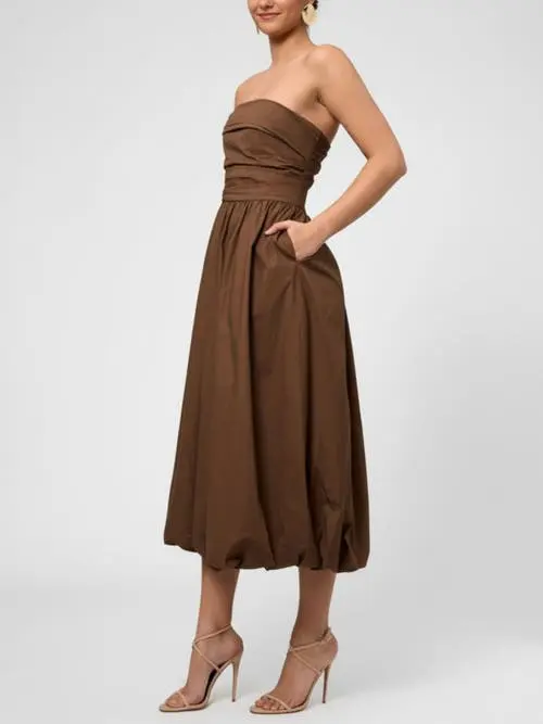 Rachel Rachel Roy Rosalie Strapless Midi Dress