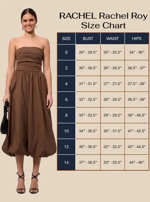 Rachel Rachel Roy Rosalie Strapless Midi Dress
