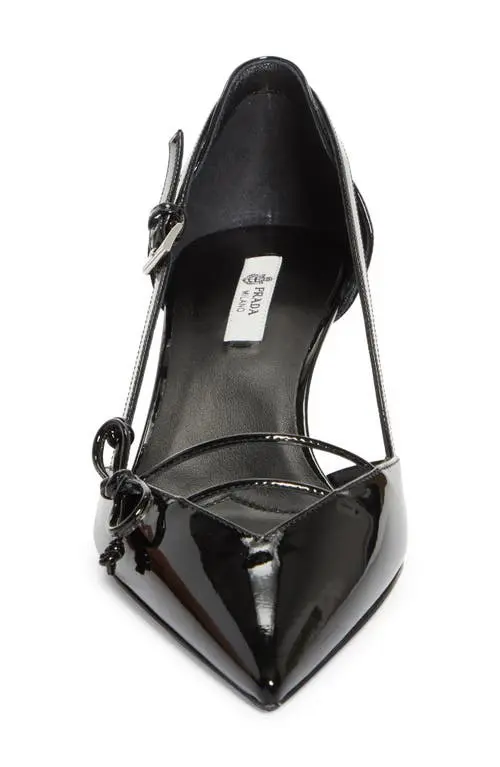 Prada Pointed Toe Pump - Nero