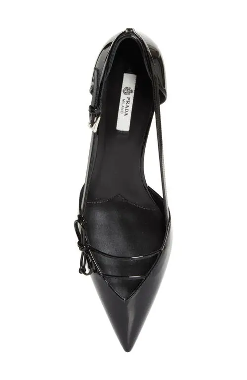 Prada Pointed Toe Pump - Nero