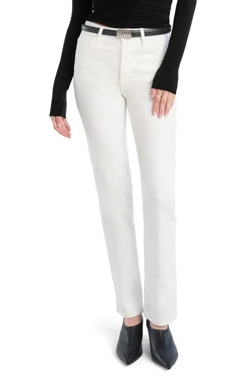 FAVORITE DAUGHTER The Jen Straight Leg Jeans - Anchorage White