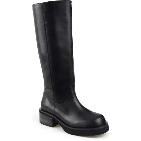 CANDIE'S Casmir Knee High Boot - Black