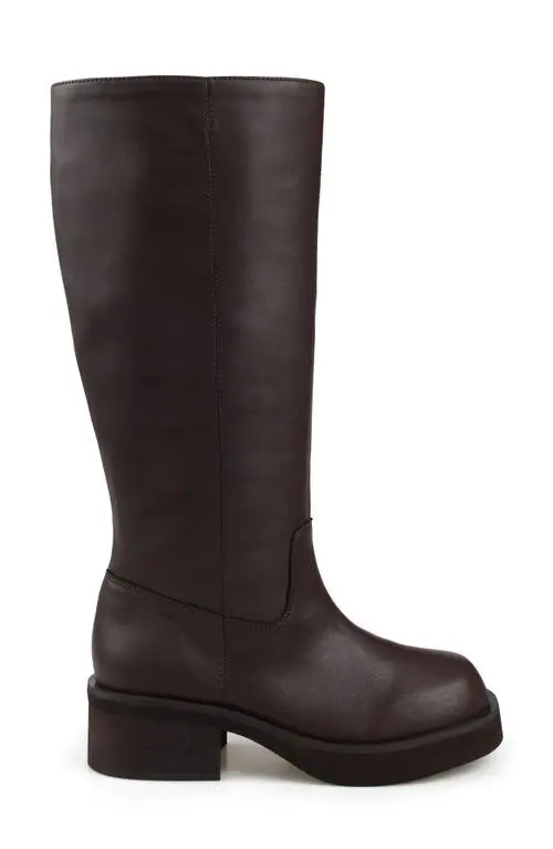 CANDIE'S Casmir Knee High Boots - Brown