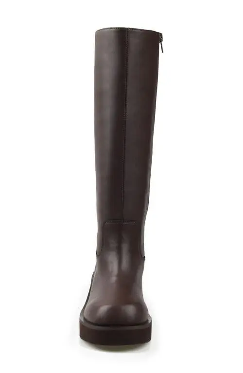 CANDIE'S Casmir Knee High Boots - Brown