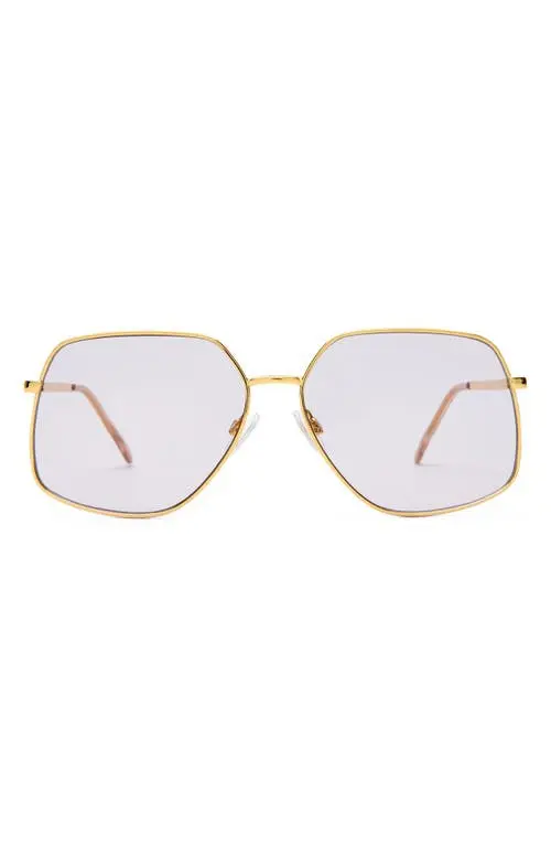 AIRE Altair 61mm Sunglasses - Gold/sand/lavender Tint