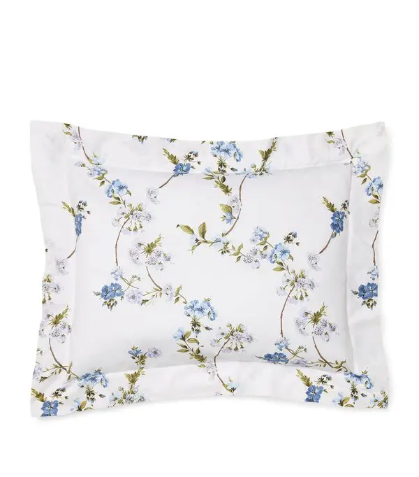 PRATESI Fresia Oxford Pillowcase - Blue