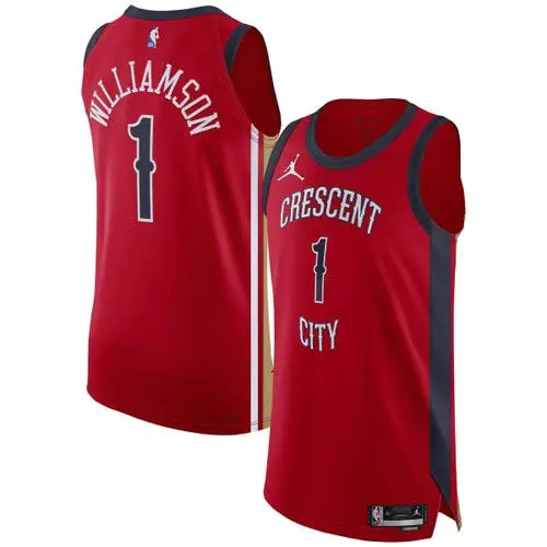 JORDAN BRAND Zion Williamson New Orleans Pelicans Statement Edition Authentic Jersey