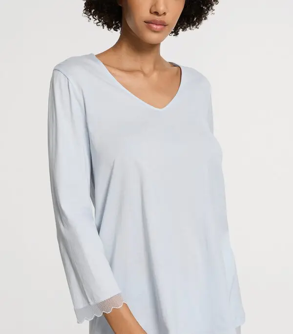 Hanro Cotton Long Inaya Pyjama Set