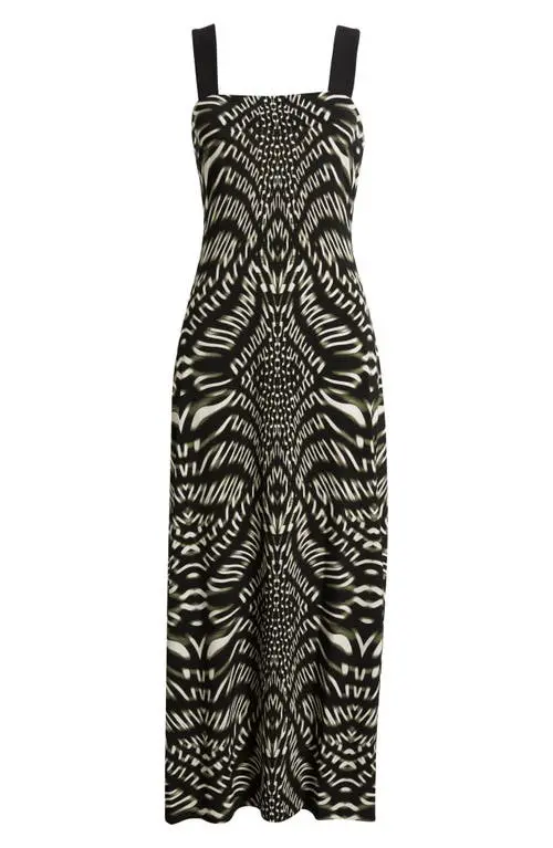 CONNECTED APPAREL Printed Maxi Dress