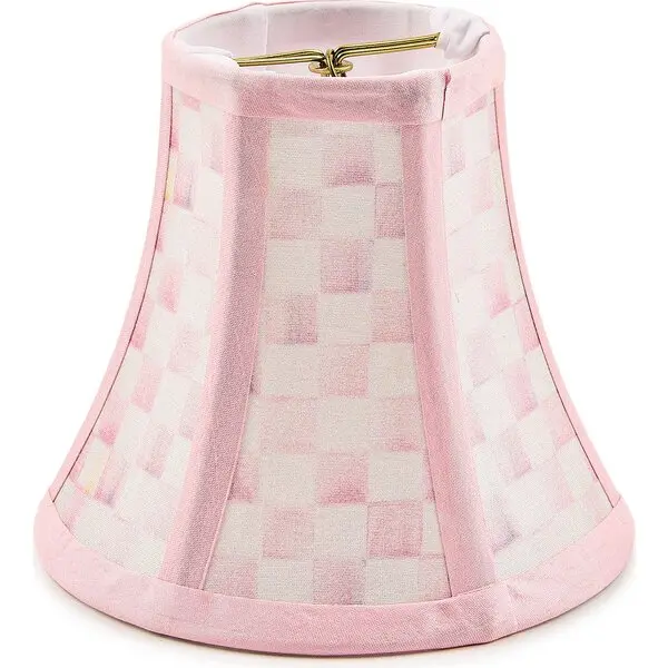 MACKENZIE-CHILDS Check Chandelier Lampshade - Rosy