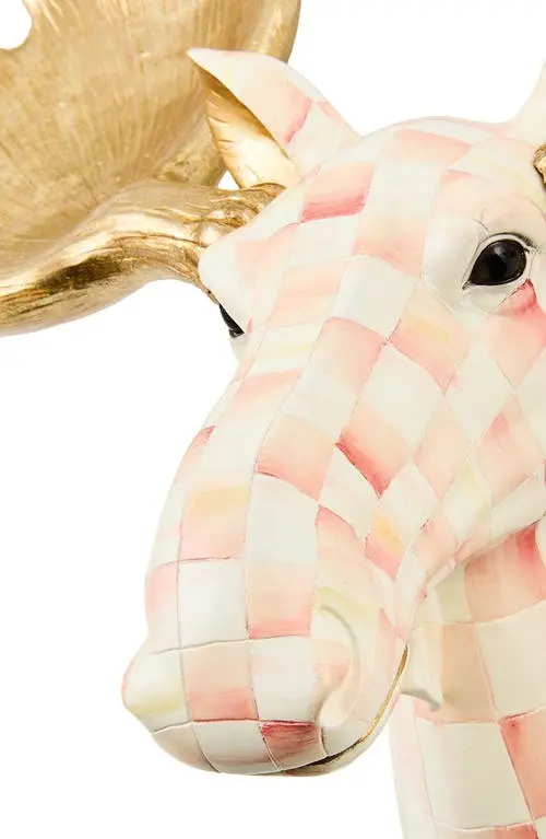 MACKENZIE-CHILDS Check Moose Wall Decor