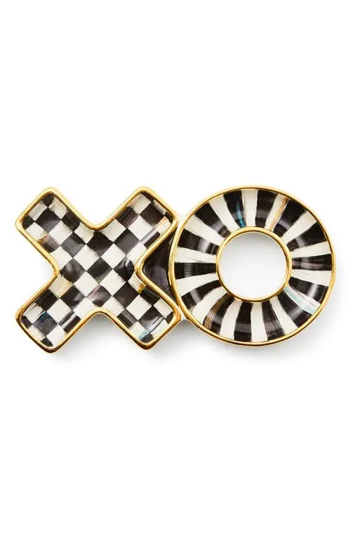 MACKENZIE-CHILDS Courtly Check Xo Dish