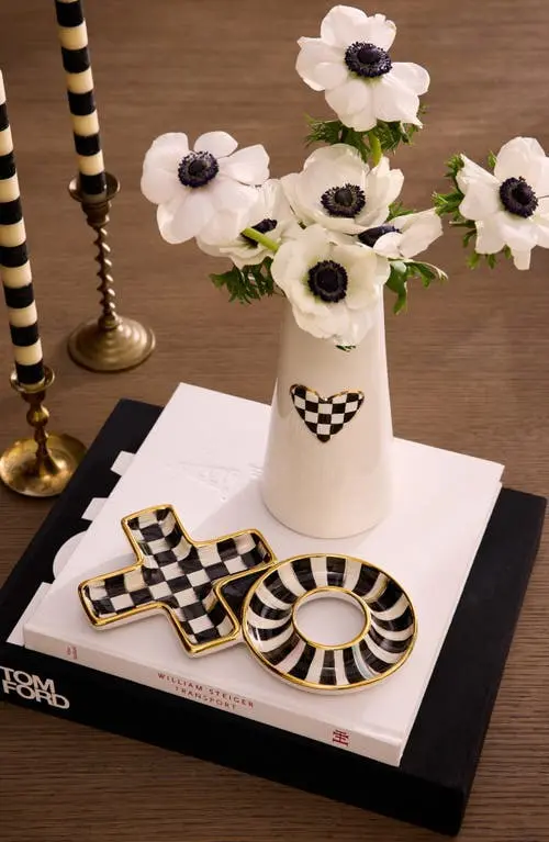 MACKENZIE-CHILDS Courtly Check Xo Dish