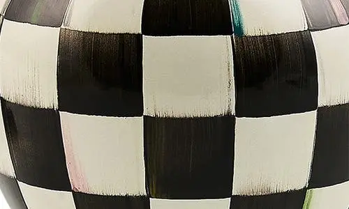 MACKENZIE-CHILDS Courtly Check Ceramic Great Vase