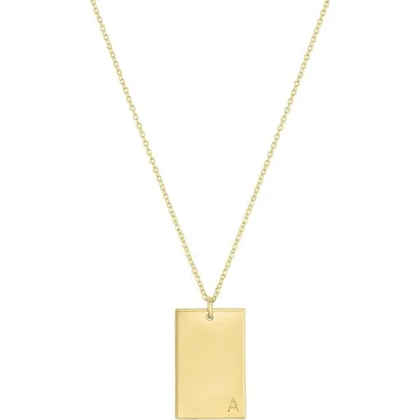 SET & STONES Goldie Initial Necklace - Gold/a