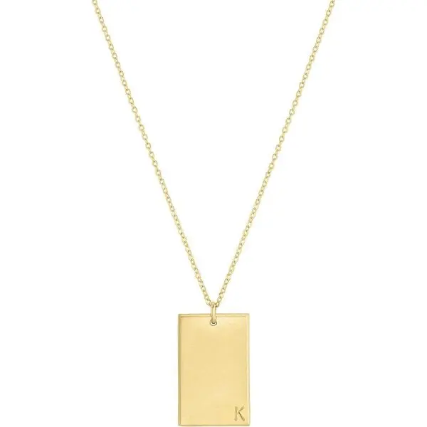 SET & STONES Goldie Initial Necklace - Gold/k