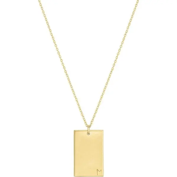 SET & STONES Goldie Initial Necklace - Gold/m