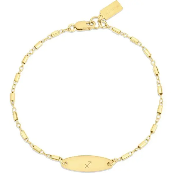 SET & STONES Zodiac Sign Bracelet - Gold/sagittarius