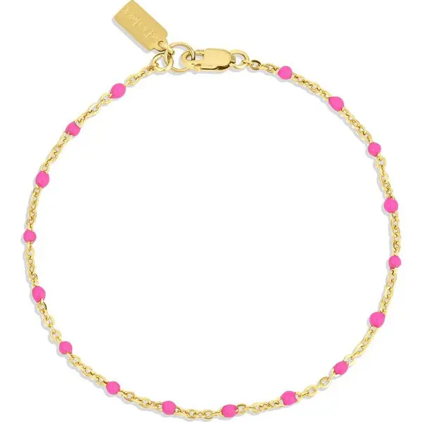 SET & STONES Kaz Bracelet - Gold/pink