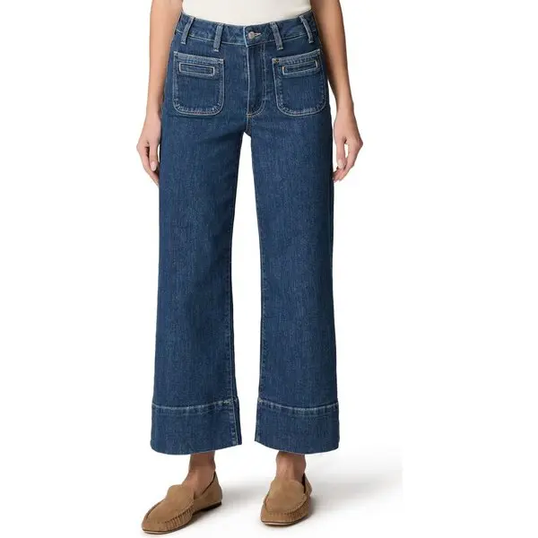 Paige Anessa Front Pocket Wide Leg Jeans