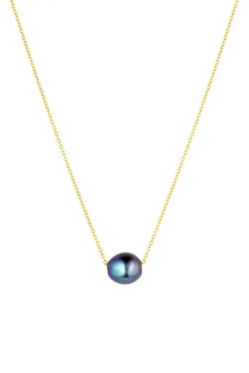 SET & STONES Charlize Pearl Chain Necklace - Gold/peacock