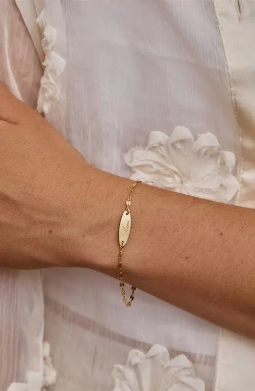SET & STONES Mama Pendant Bracelet - Gold
