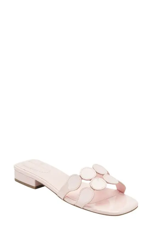 Bandolino Mayla Square Toe Slide Sandal - Light Pink