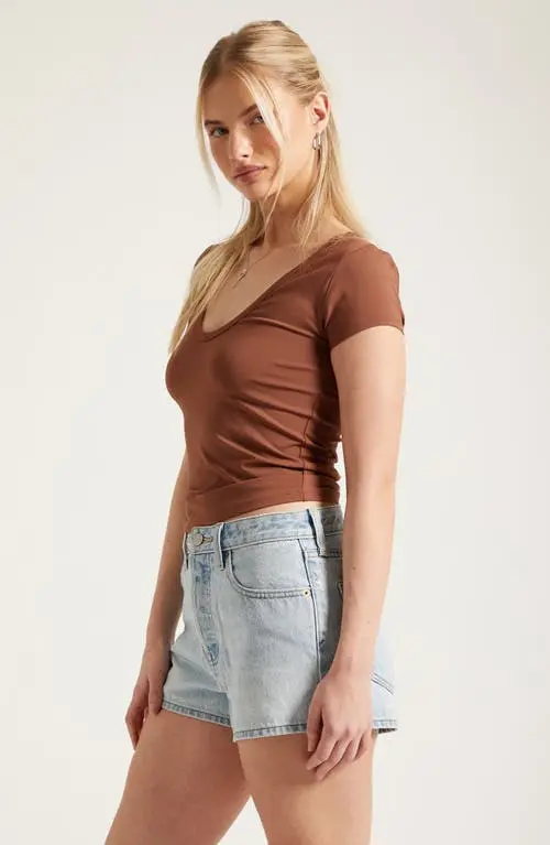 PACSUN High Waist Denim Shorts
