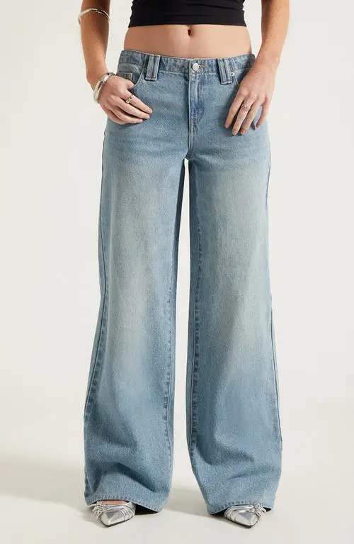 PACSUN Casey Low Rise Baggy Pants - Medium Indigo