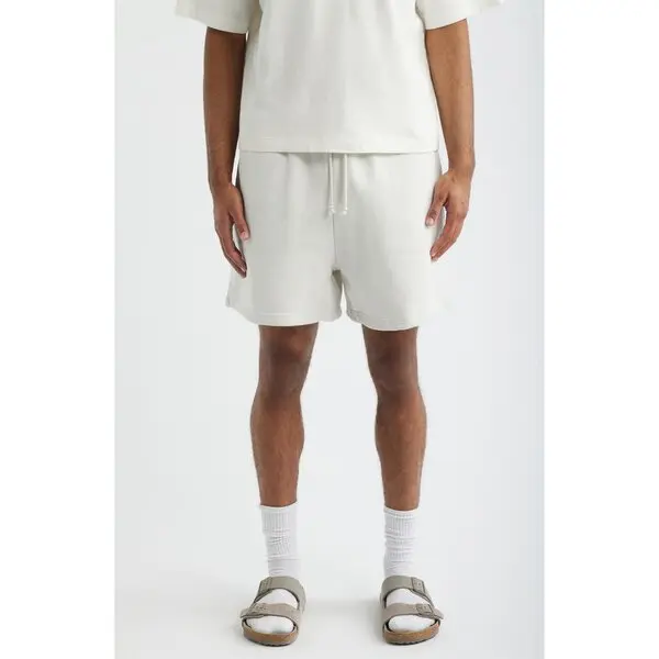 ELWOOD Core Cotton Sweat Shorts - Vintage White