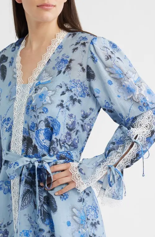 Kobi Halperin Beli Tie Waist Long Sleeve Dress