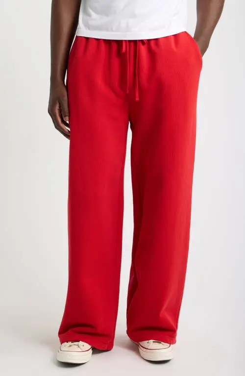 ELWOOD Core Straight Leg Sweatpants - Red