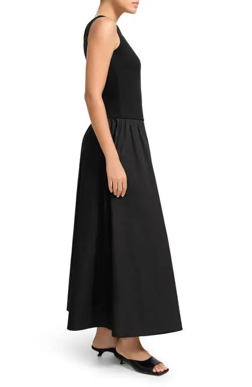 MARCELLA Gillian Mixed Media A-line Dress