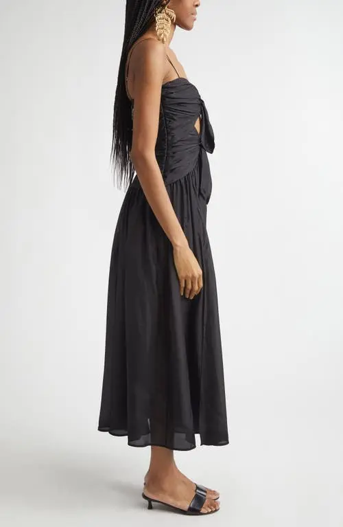 Zimmermann Aster Scarf Silk Midi Dress