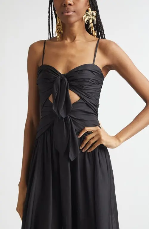Zimmermann Aster Scarf Silk Midi Dress