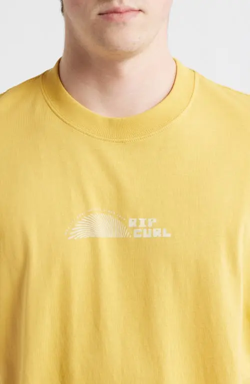 Rip Curl Thumb Print Cotton Jersey Graphic T-shirt