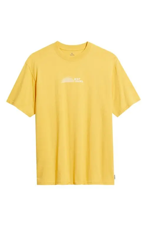 Rip Curl Thumb Print Cotton Jersey Graphic T-shirt