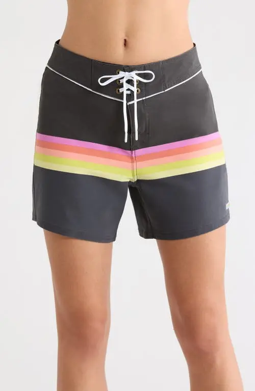 Rip Curl Surf Stripe Board Shorts - Black