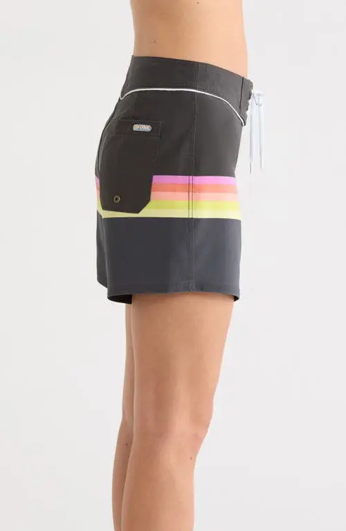 Rip Curl Surf Stripe Board Shorts - Black