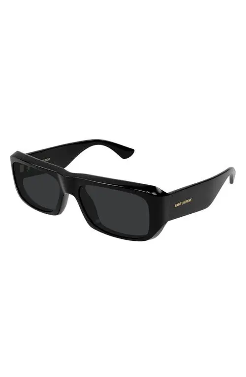 Saint Laurent Polarized Rectangular Sunglasses