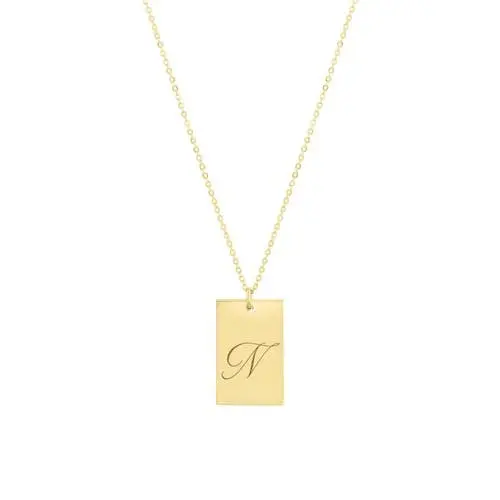 SET & STONES Stella Initial Pendant Necklace - Gold/n