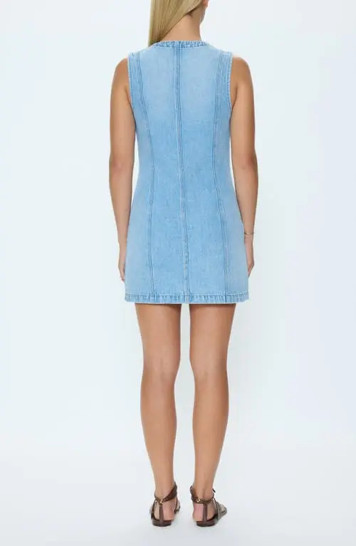 PISTOLA Carmel Button-up Denim Mini Dress