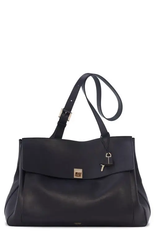 TOM FORD Large Besace Leather Messenger Bag