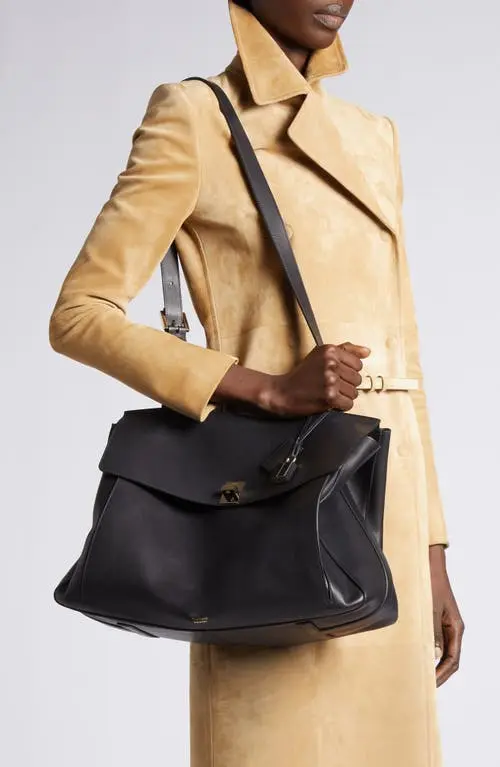 TOM FORD Large Besace Leather Messenger Bag