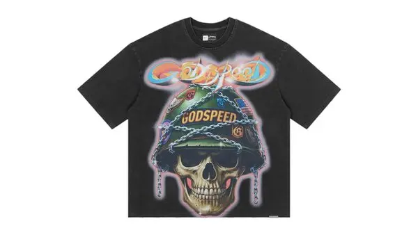 GODSPEED Badges Of Honor T-shirt - Black Wash