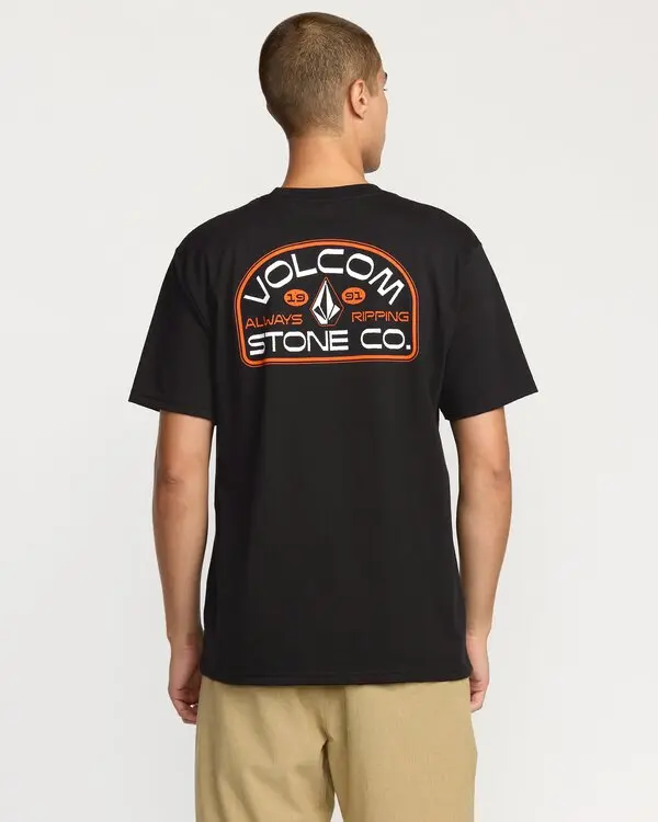 Volcom Always Ripping Short Sleeve Tee - Black