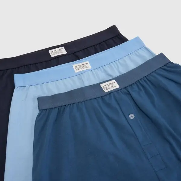 LEVI'S Loose Jersey Boxers - Blue Combo