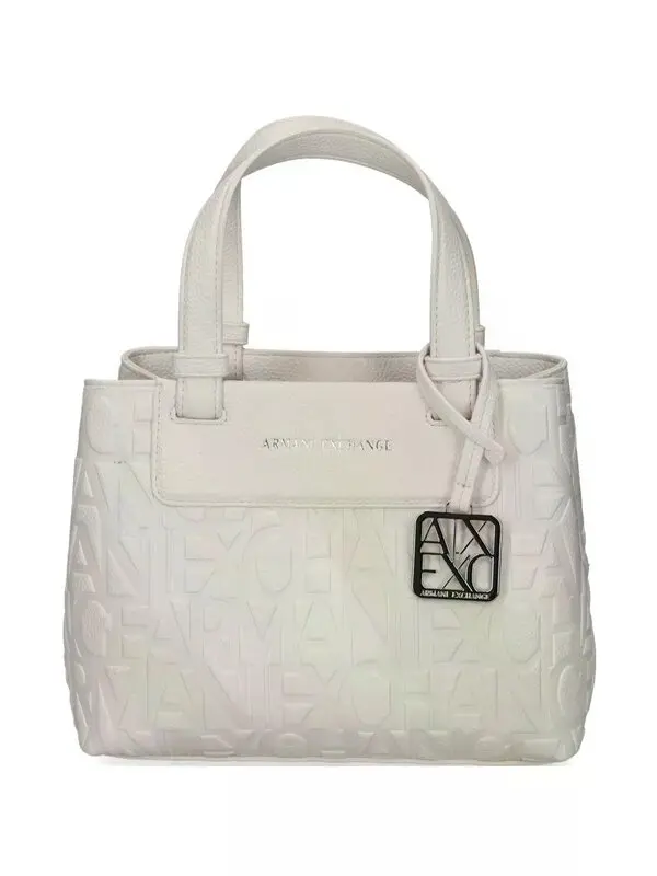 Armani Exchange Embossed-logo Tote Bag