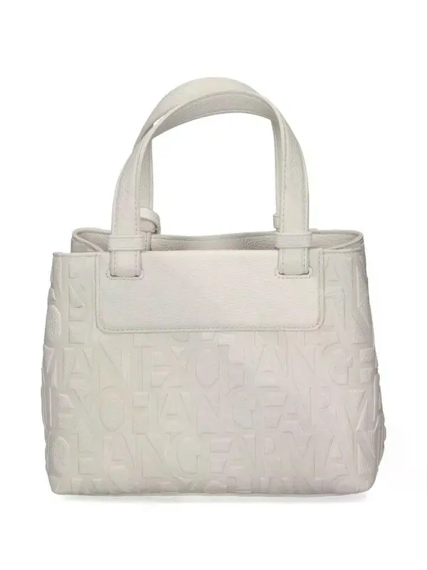 Armani Exchange Embossed-logo Tote Bag